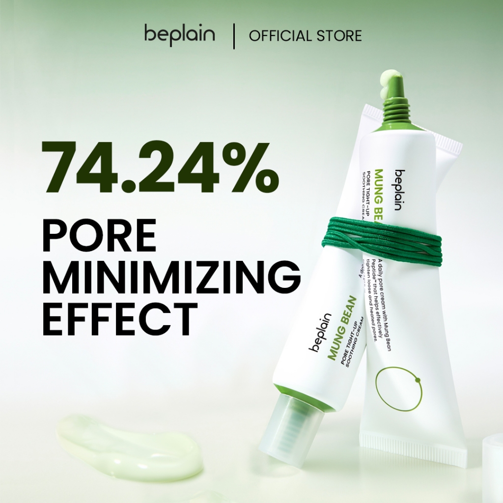 BEPLAIN MUNG BEAN PORE TIGHT-UP SOOTHING CREAM 60ML | Shopee Malaysia