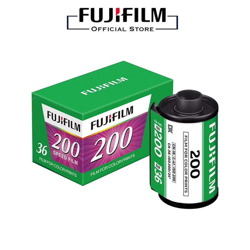 Fujifilm Fujicolor 200 Color Negative 35mm 135 Roll Film ( 36 Exposures ...
