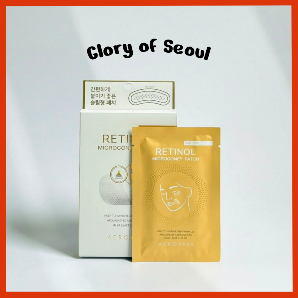 ACROPASS Slim Retinol Microcone® Patch (1 box = 3 pouches) | Shopee ...