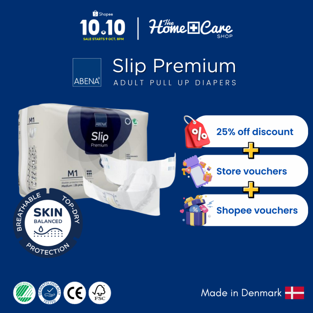 ABENA Slip Premium | Adult Tape Diaper | Made in Denmark | Shopee Malaysia