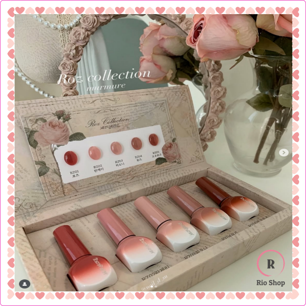 Murmure x Rose Collection 5 Color Syrup Nails | Shopee Malaysia