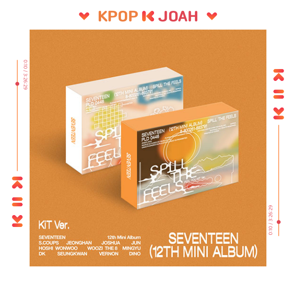 2 Set Kit Ver Seventeen Spill The Feels 12th Mini Album 14th