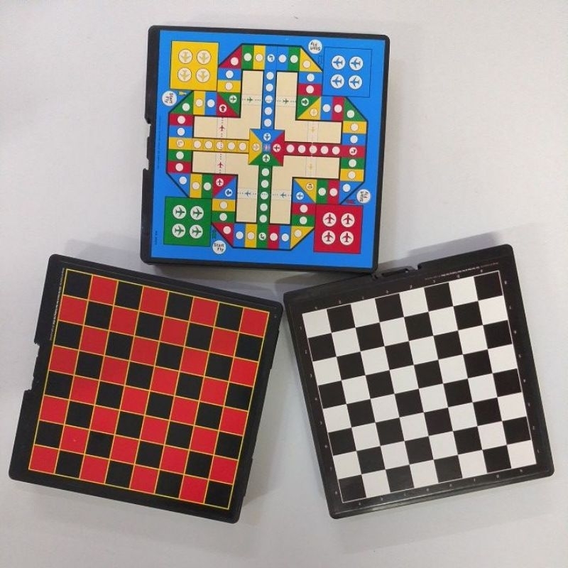 Snake game / Draughts game / chess set / Aeroplane game box size 蛇棋 ...
