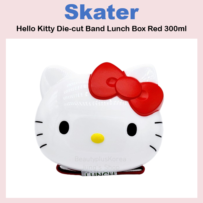[SKATER] Hello Kitty Die-cut Band Ribbon Lunch Box Red 300ml LBD2 ...