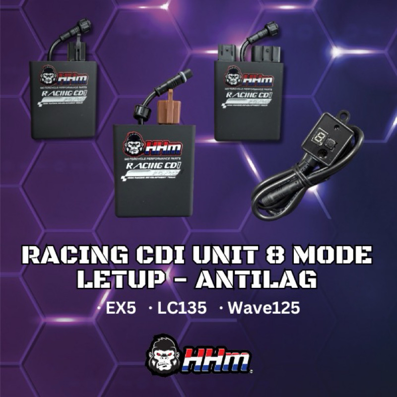 LC135 EX5 Wave110 SRL110 Wave125 Racing Cdi Unit Hhm Racing No Cut Off ...