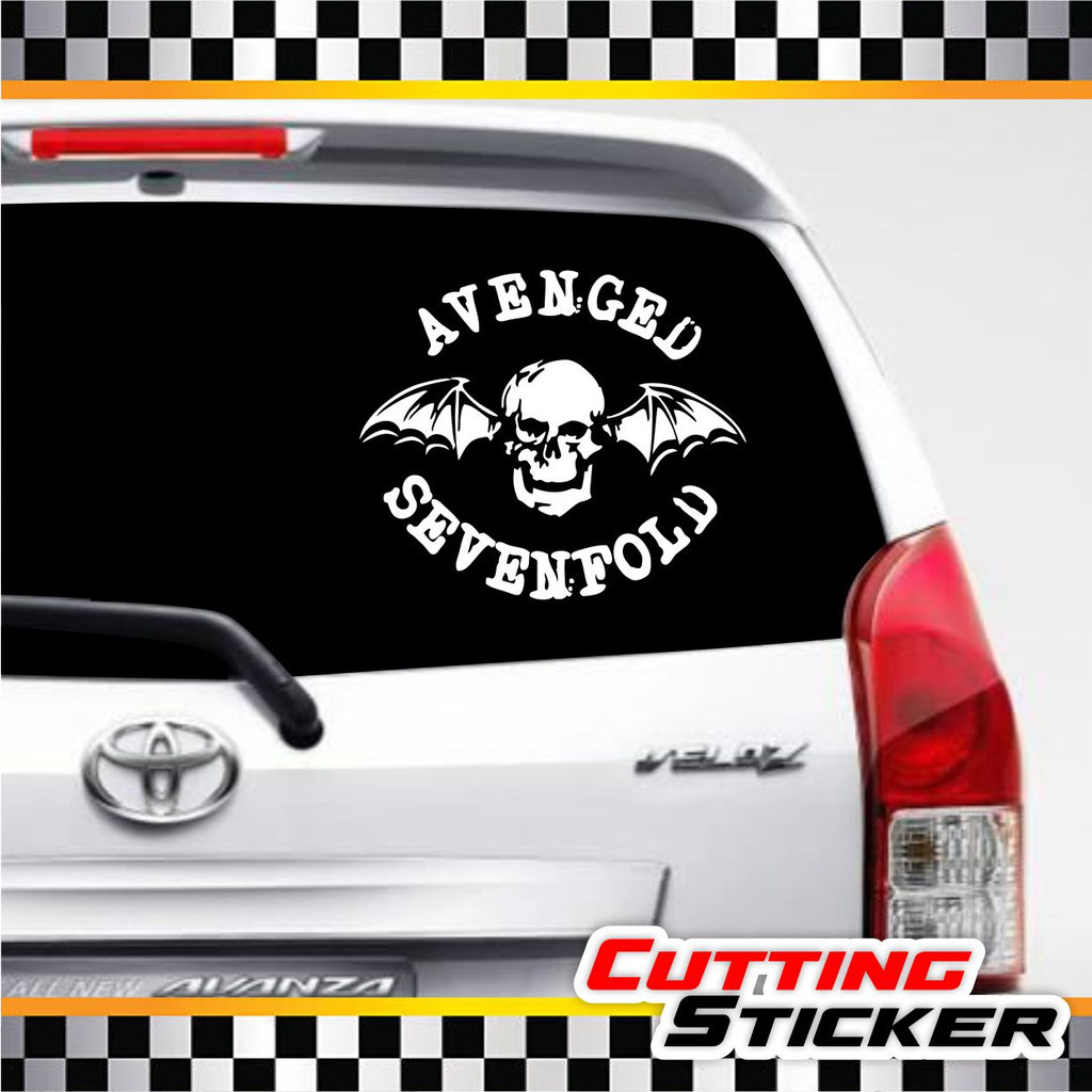 Sticker cutting avenged sevenfold logo l sticker for motorbike car ...
