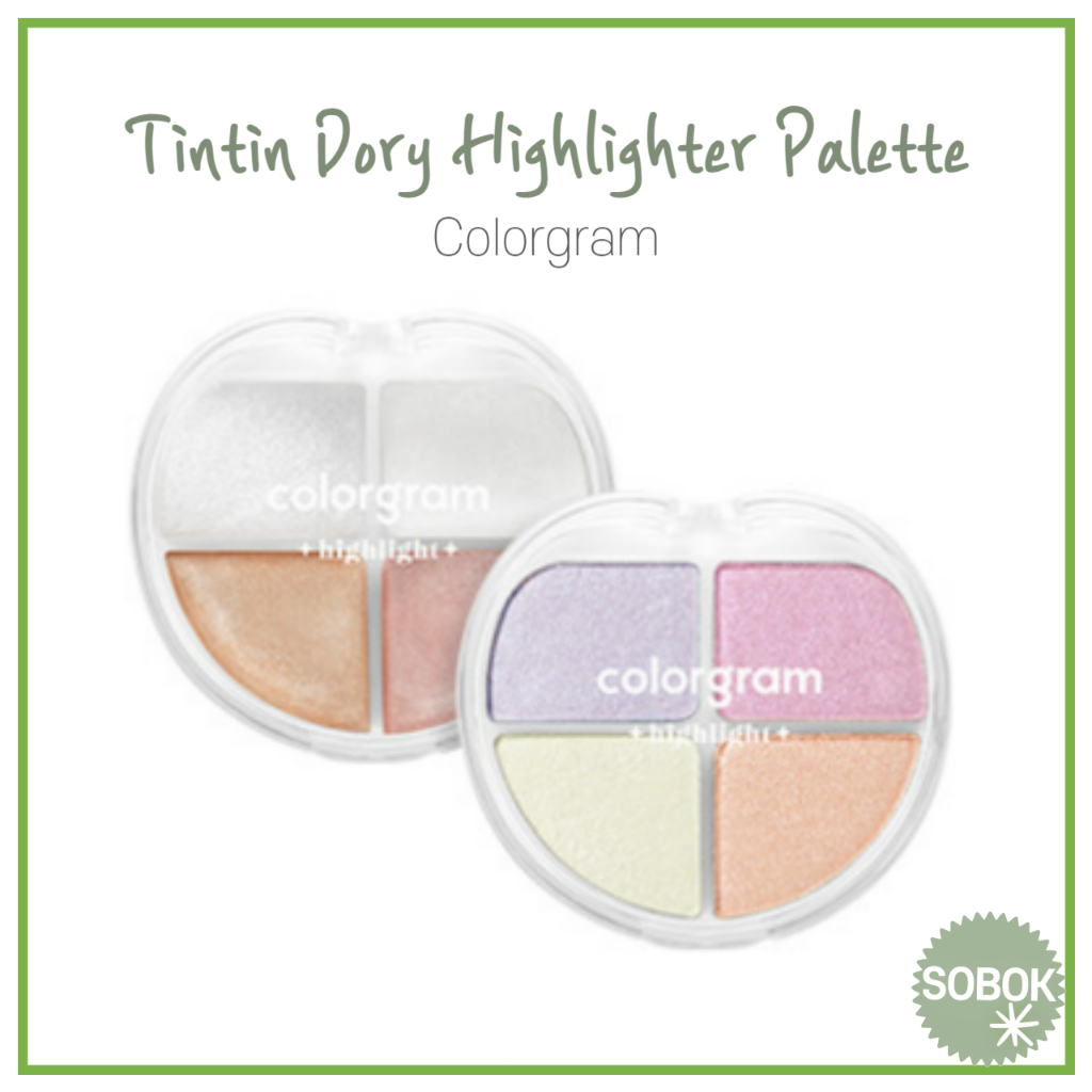 [Colorgram] Tintin Dory Highlighter Palette 2 colors tintory | Shopee ...