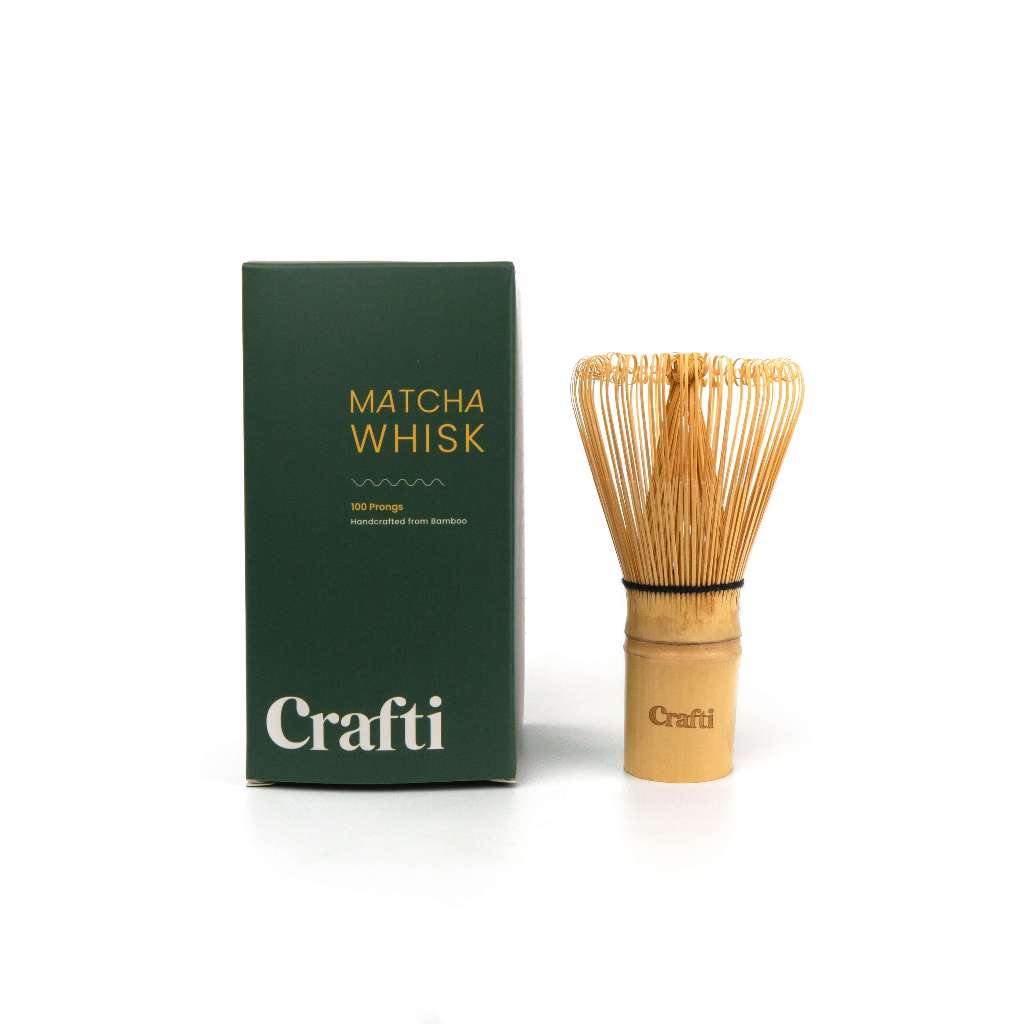 Crafti Matcha Whisk (100-prong) And Whisk Holder Bundle | Shopee Malaysia