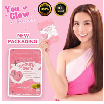 You Glow Babe Beauty White Glutathione Collagen Glow Whitening Vitamin C Whitening 30 Capsule ...