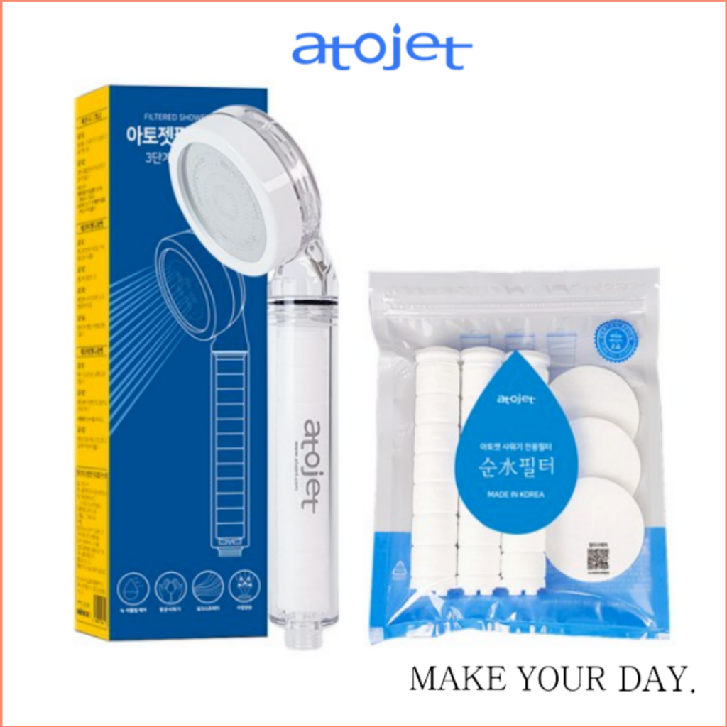 [atojet] Showerhead, Head filter 3P + body filter 3P Jennie's Pick ...