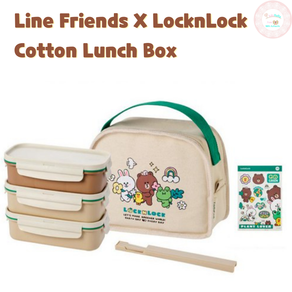 LocknLock Lunch Box Line Friends Lunch Box Lunch Bag Storage Container ...