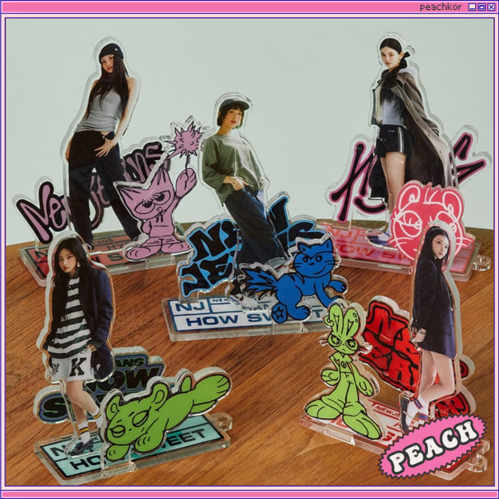 NewJeans NJ How Sweet Acrylic Stand / New Jeans LINE Friends Official ...