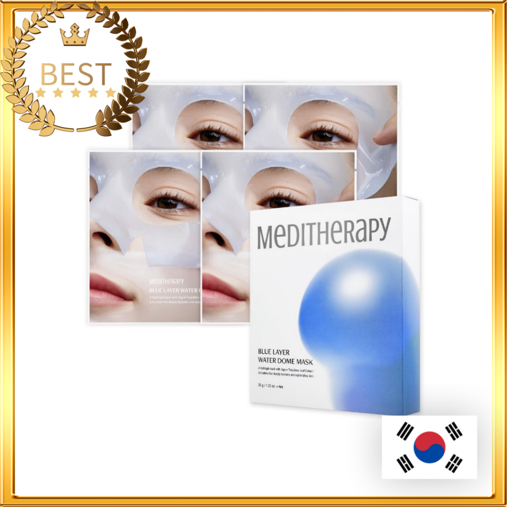 [MEDITHERAPY] Blue Layer Water Dome Mask 1 Box (4PCS) | Shopee Malaysia