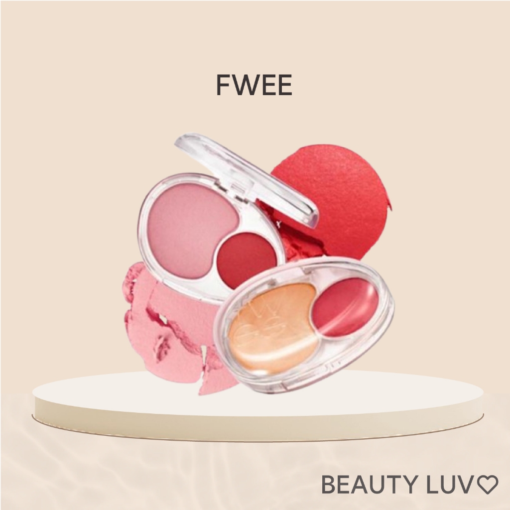 [FWEE] mellow dual blush (12 colors) | Shopee Malaysia