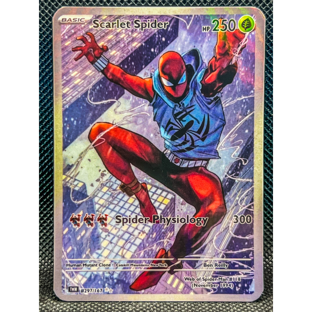 Marvel Spiderverse: Scarlet Spider SAR Pokemon Card | Shopee Malaysia