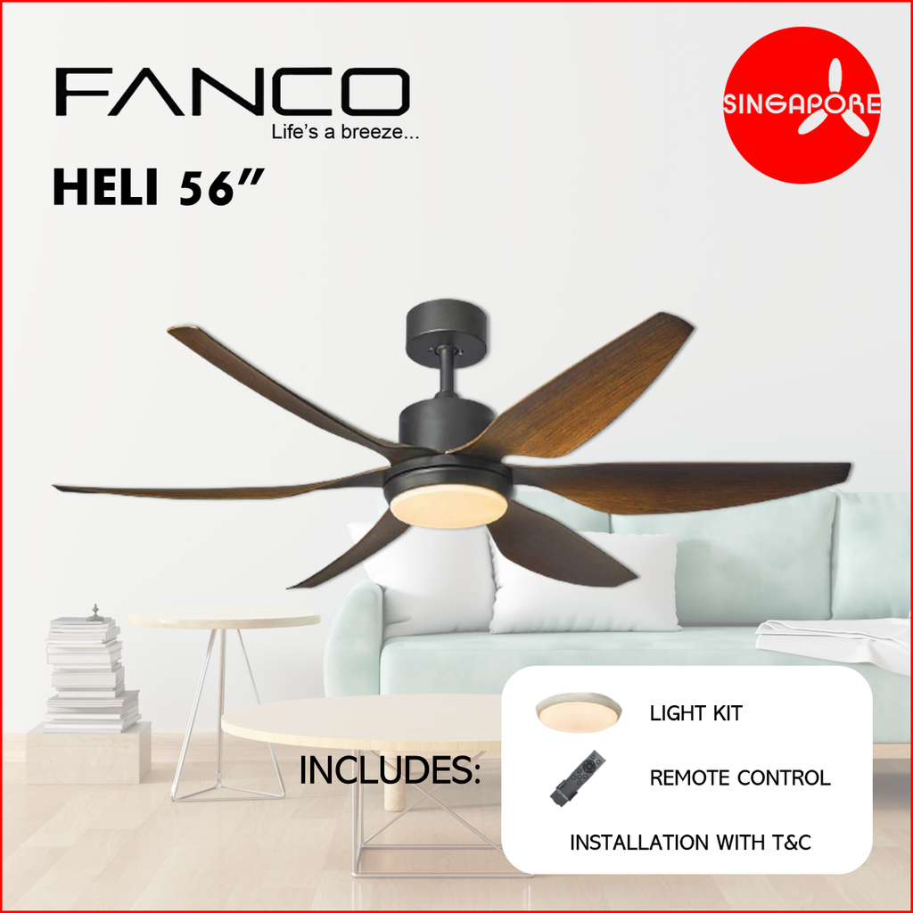 THR 56inch DC THR Fanco Heli Motor Series Fan Remote Control & 3-tone ...