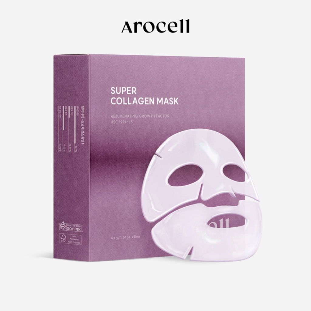 AROCELL Super Collagen Mask Pack 1 Sheet | Shopee Malaysia