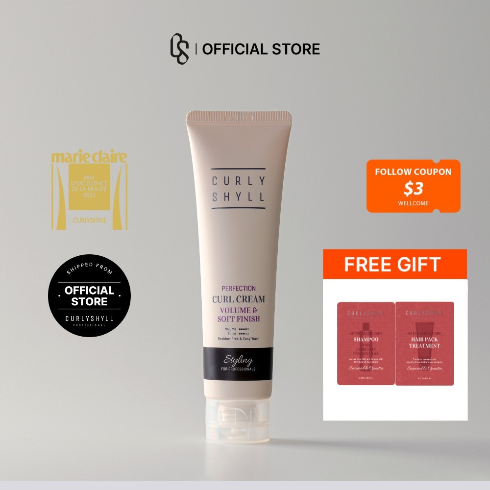 [CURLYSHYLL OFFICIAL] Perfection Curl Cream 150ml | Shopee Malaysia