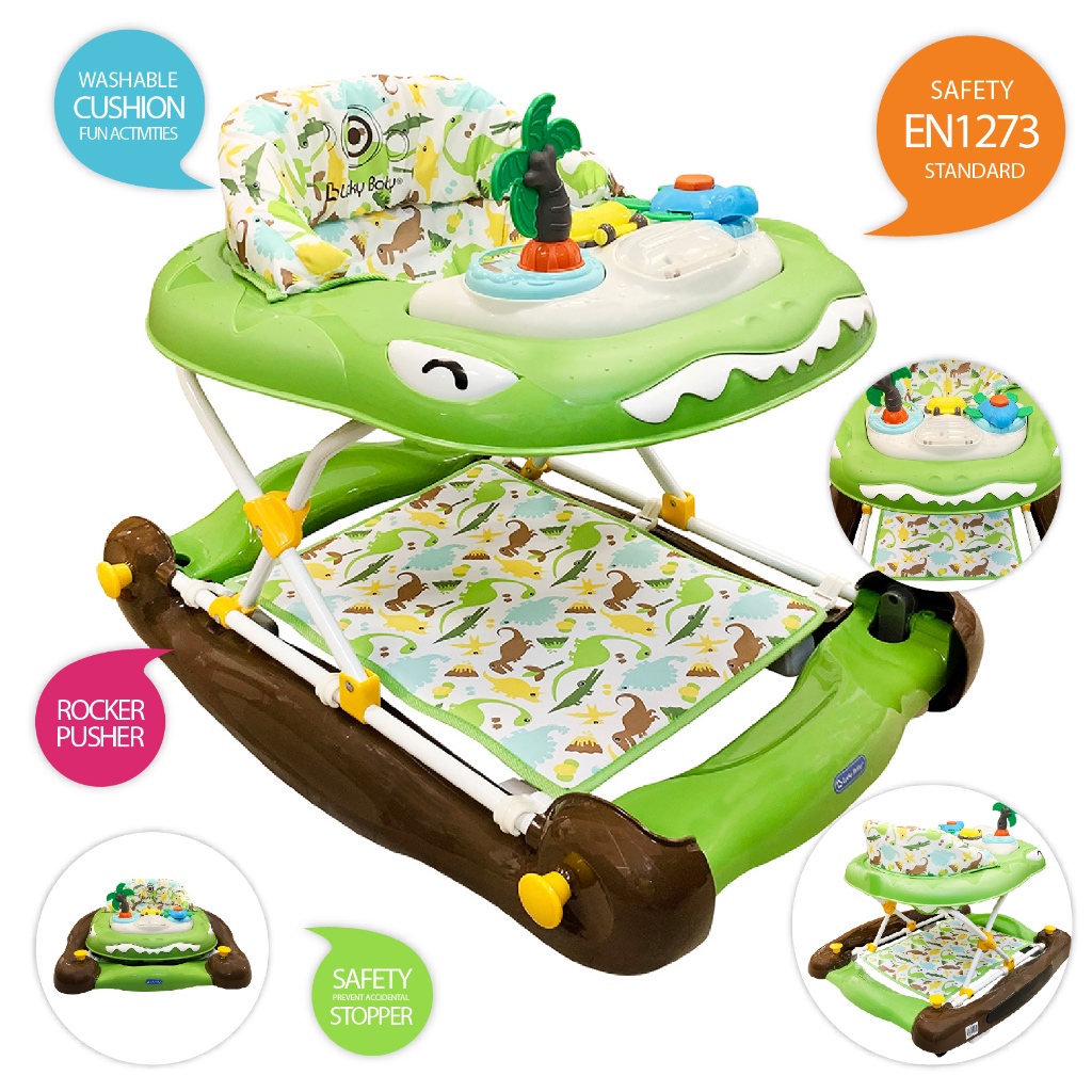 Lucky Baby Derex 2 In 1 Baby Walker/Rocker (2 Option) | Shopee Malaysia