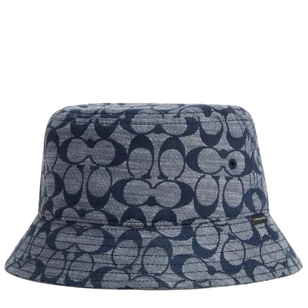Coach Signature Chambray Bucket Hat in Chambray CI497 (XS/S) | Shopee Malaysia