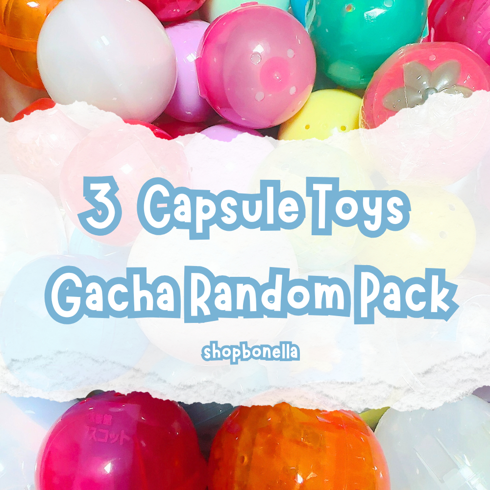 Ready Stock / 3 Capsule Toys Character Gacha Random Pack Blind Mystery ...