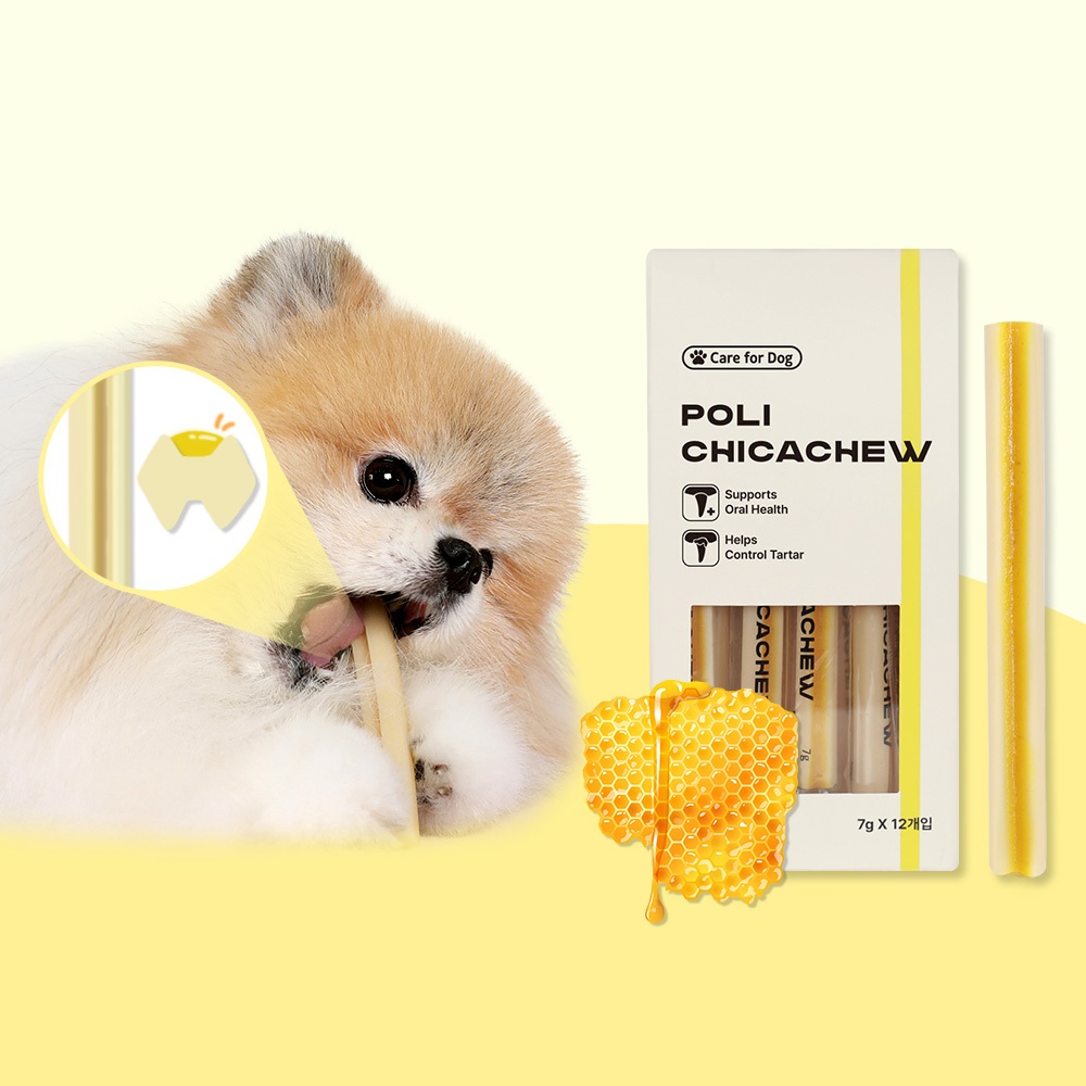 DOCTORBY POLY CHICA CHEW Dog Dental Chew Gum bad breath Toothpaste ...