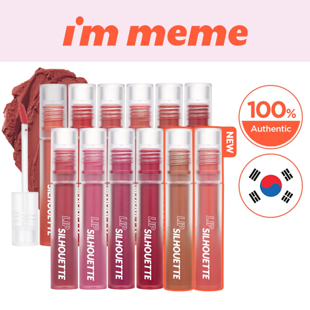 [I'M MEME Official] Lip Silhouette Matte Velvet Tint | Shopee Malaysia