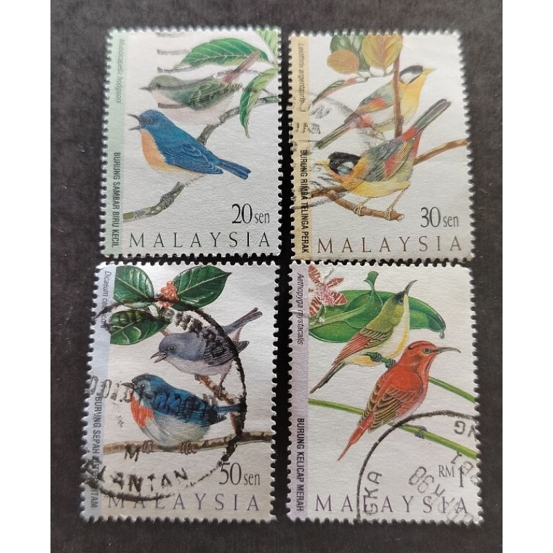 Setem Burung Tanah Tinggi 1997 (Set lengkap 4V) | Shopee Malaysia