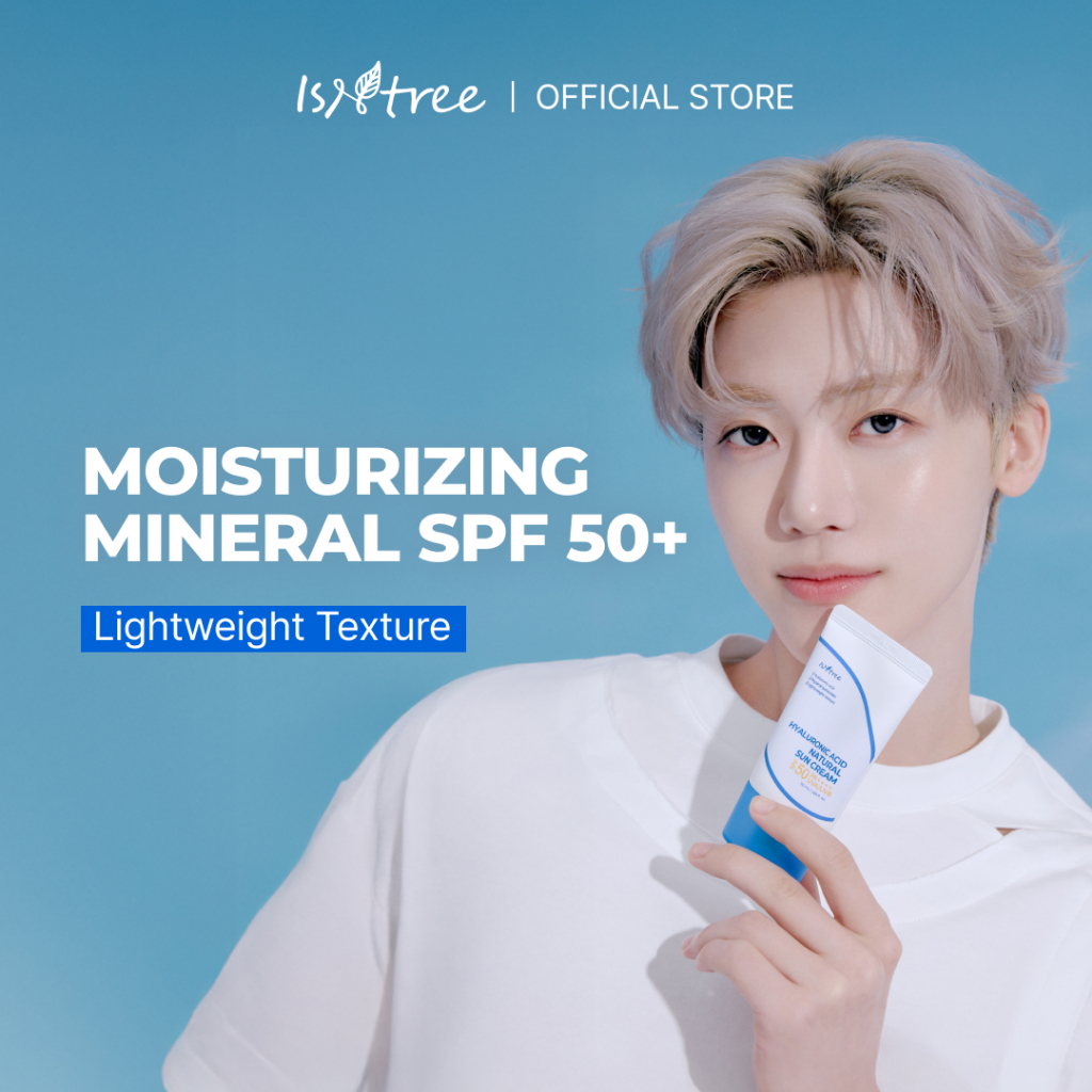 Isntree Hyaluronic Acid Natural Sun Cream 50ml | Shopee Malaysia