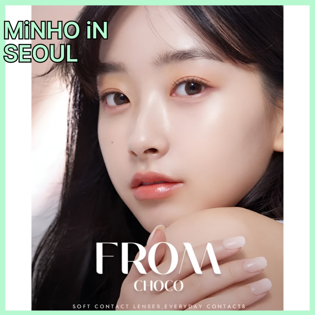 OLENS From Choco Month – 1 Color | Monthly From Choco 13.2mm Colored Contact Lenses K-Beauty 2p ...