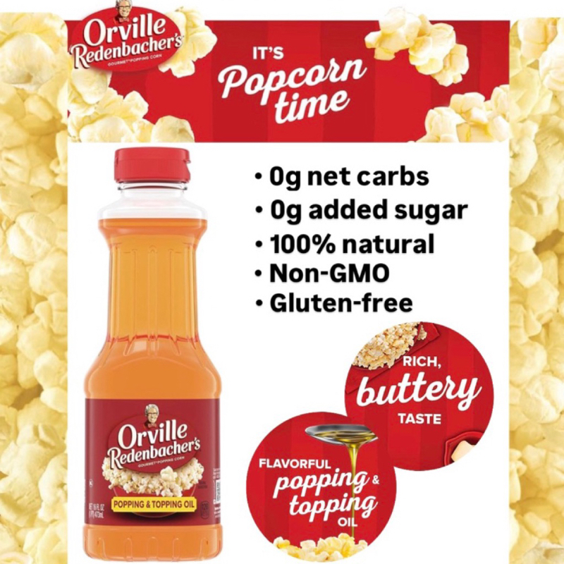 Orville Redenbacher's Popcorn Popping & Topping Buttery Flavored ...