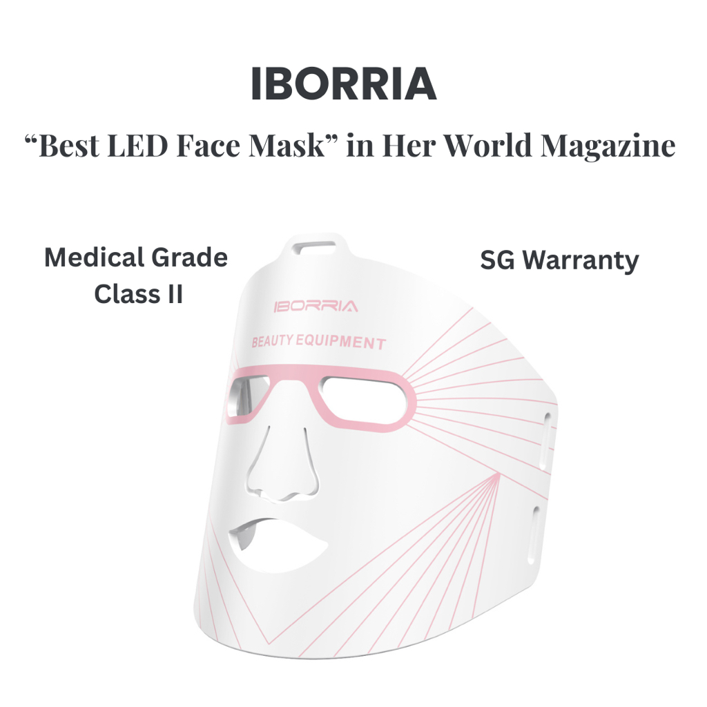 (LAST 2 sets) FDA Red Light Therapy LED Face Mask Ageing Pigmentation ...
