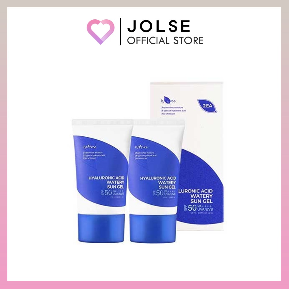 ISNTREE Hyaluronic Acid Watery Sun Gel SPF50+ PA++++ 50ml 2ea | Shopee Malaysia