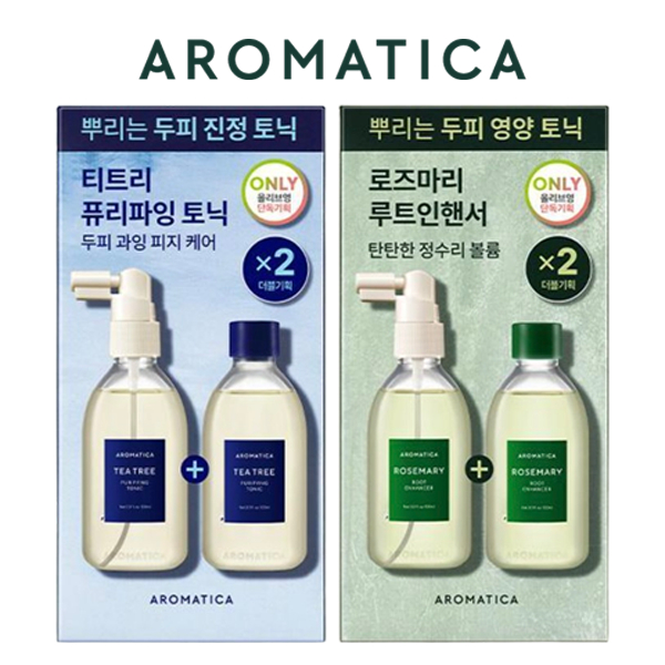 [AROMATICA] Hair Tonic Scalp Mist 100ml + Refill 100ml｜Rosemary Root ...