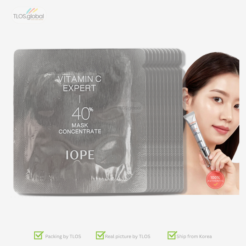 IOPE Vitamin C Expert 40% Mask 1ml (10/30pcs) – Brightening Firming ...