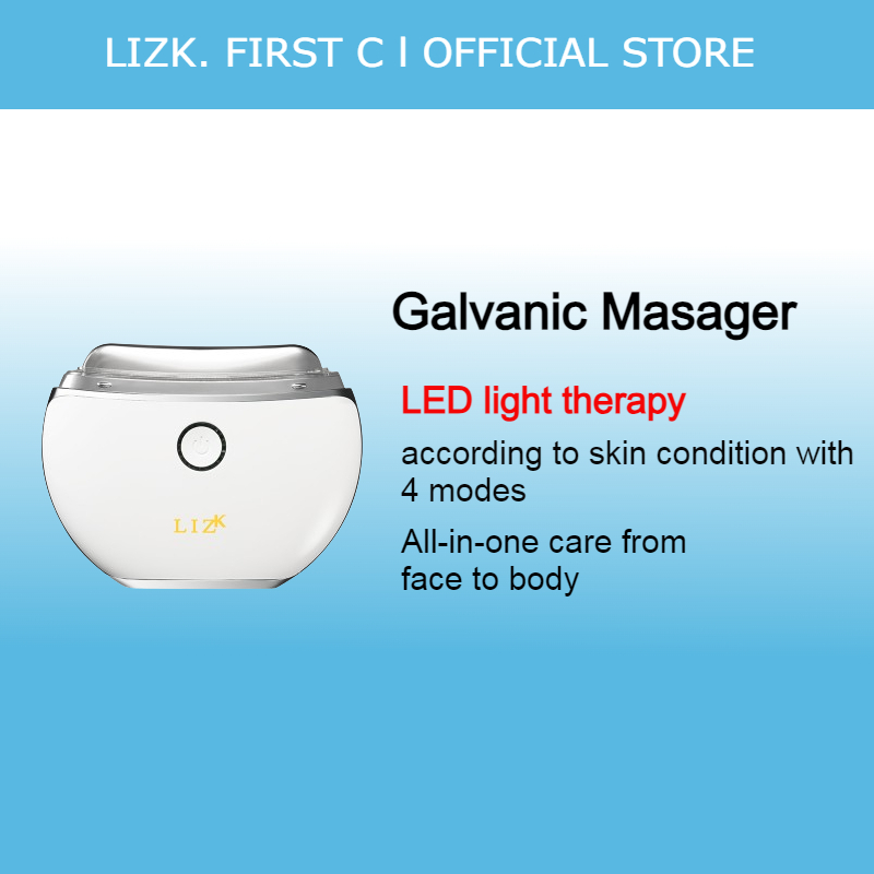 [LIZK] Galvaic Masager, Home skincare, All in one care (Face to body ...
