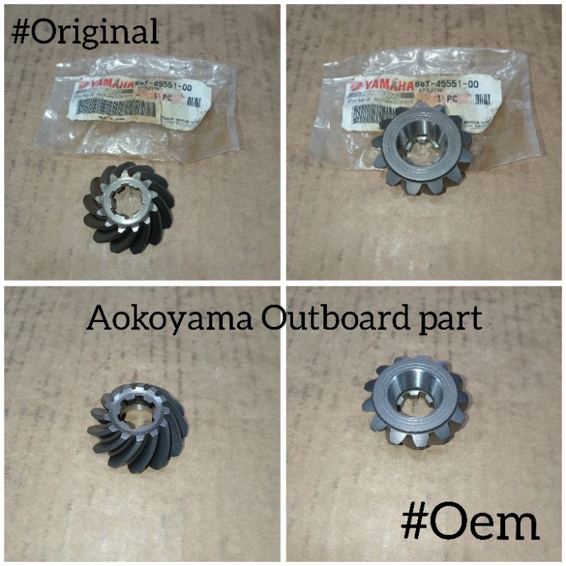 YAMAHA OBM 40HP Pinion gear 66T-45551 # 2 STROKE OUTBOARD ENGINE PART ...