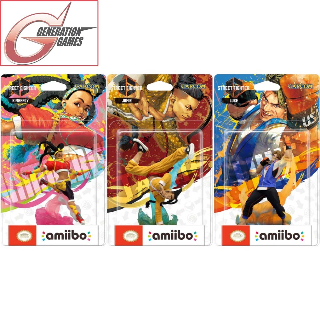 Nintendo Amiibo - Kimberly/Jamie/Luke (Street Fighter 6 Series) | Shopee Malaysia