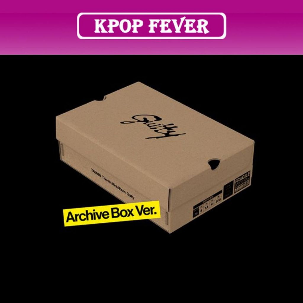 SHINEE TAEMIN - GUILTY (4TH MINI ALBUM) Archive Box Ver. | Shopee Malaysia