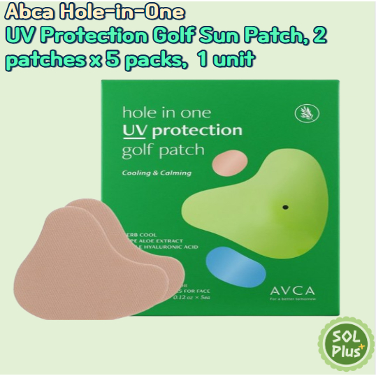 KOREA Abka Hole-in-One UV Block Golf Sun Patch (2 patches x 5 packs ...