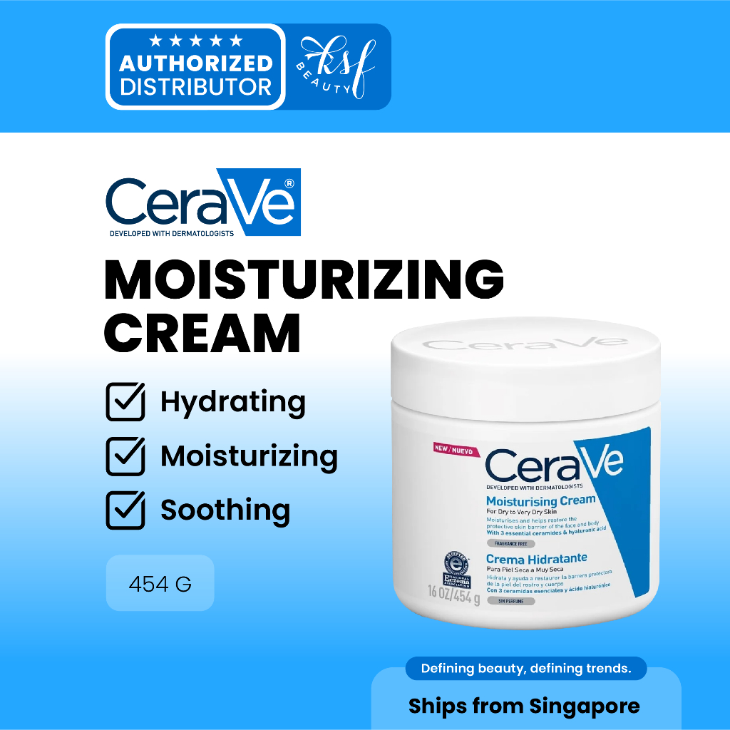 CeraVe Moisturizing Cream | 454g from USA | Shopee Malaysia