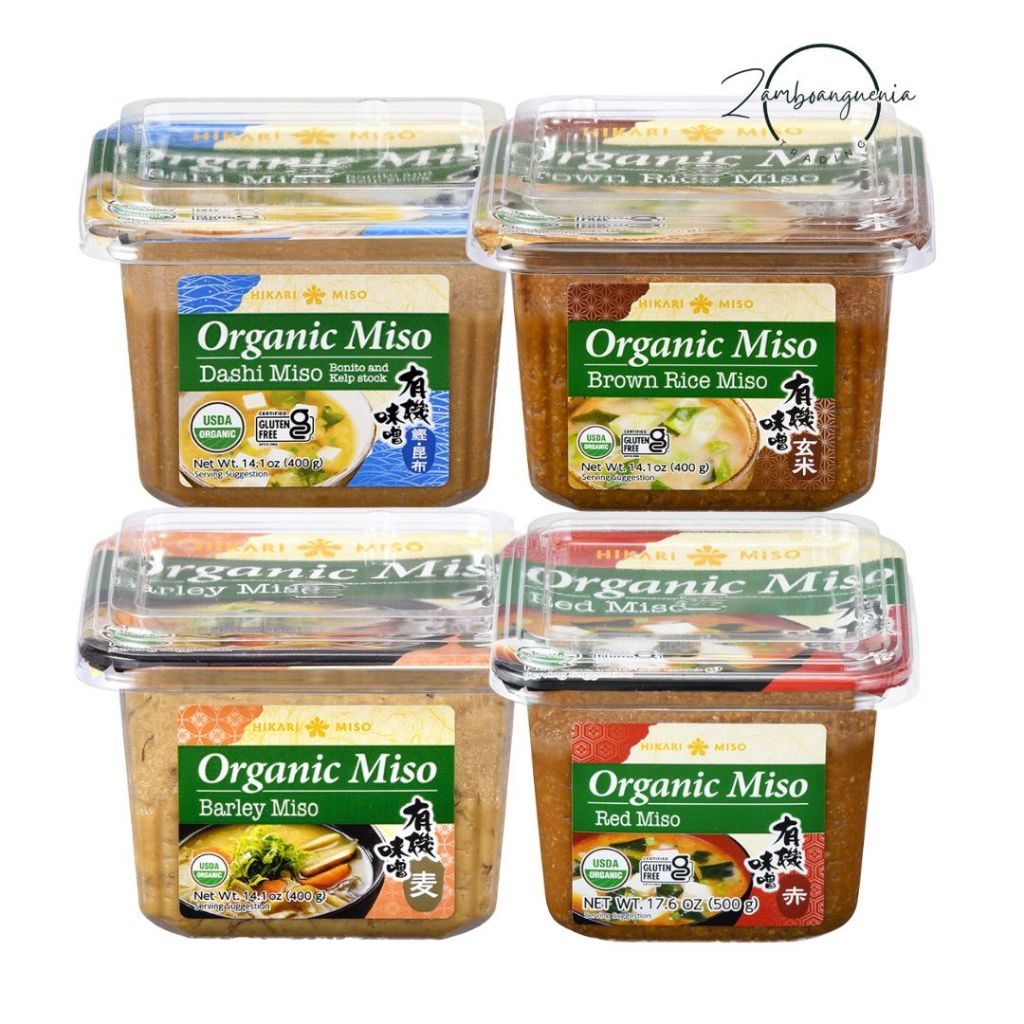 HIKARI ORGANIC MISO (Dashi | Brown Rice | Barley | Red) (400g) [SG ...