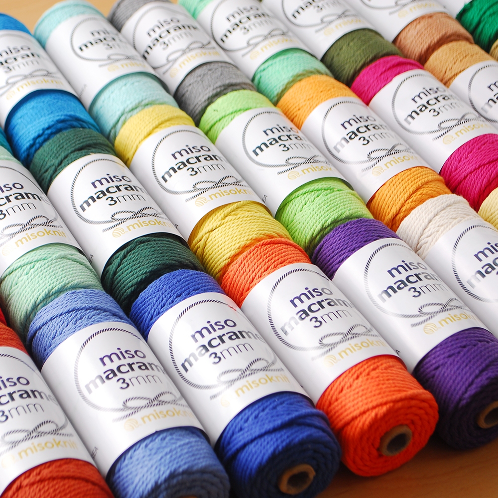 Macrame Braided 3mm 200g Rope Yarn Hand Weaving Macrame Cord Cotton ...