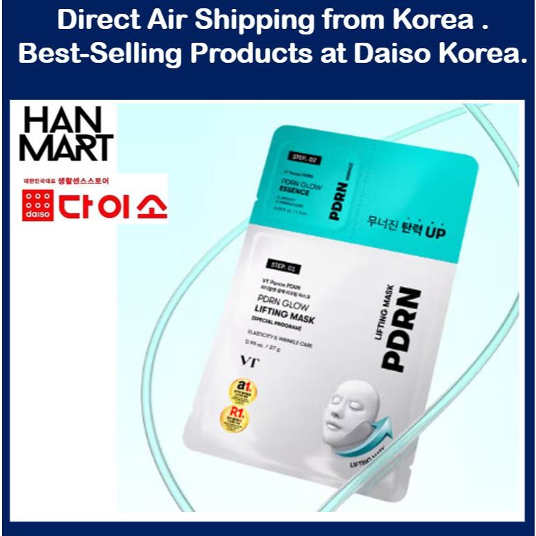 [ Daiso Beauty ]VT PDRN Glow Lifting Mask Pack [ Korea Official Daiso ...