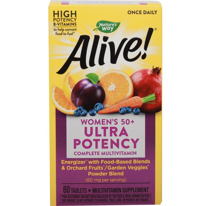 Nature's Way Alive! Once Daily Women's 50+ Ultra Potency Multivitamin ...