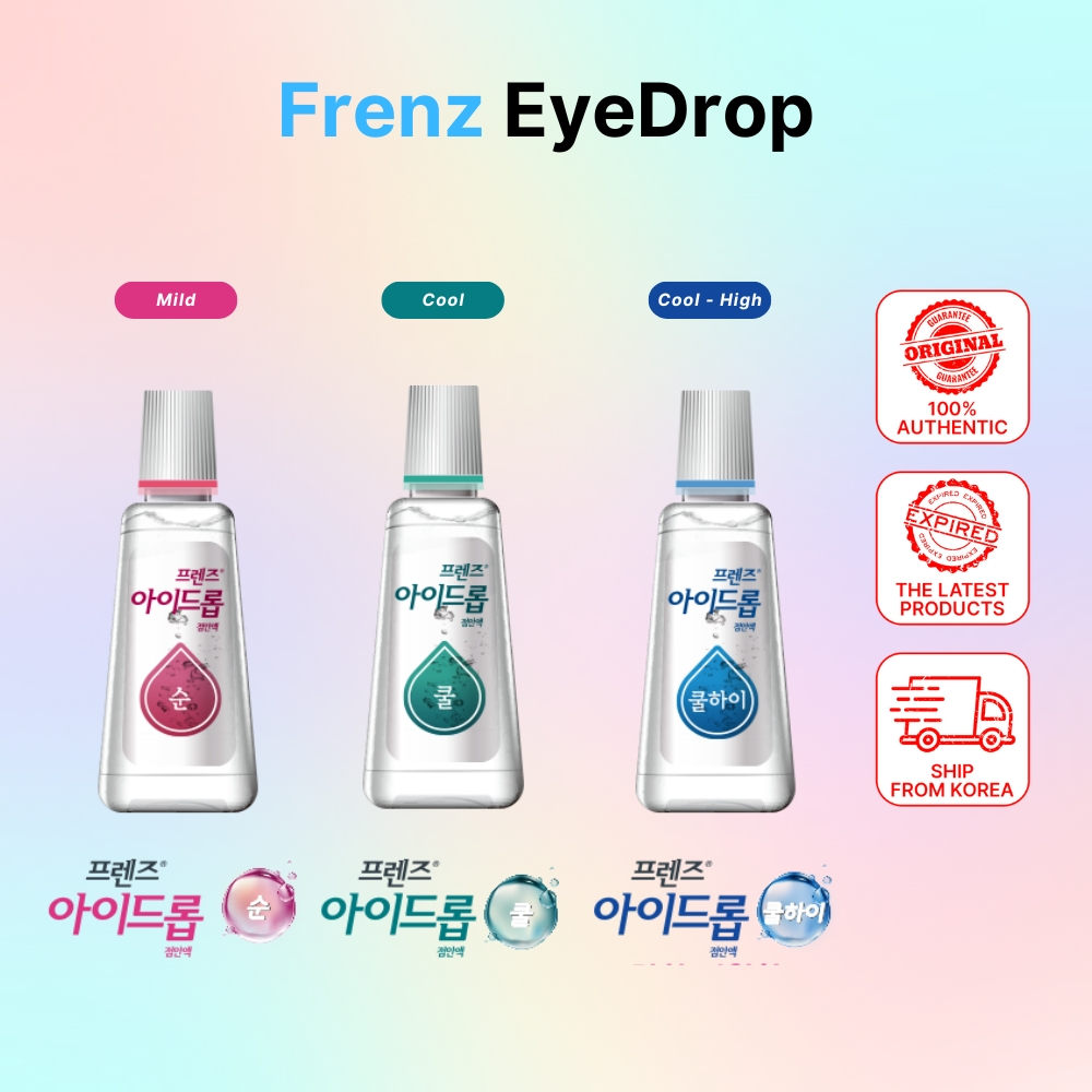Frenz EyeDrop 14ml - Cool Mild Relief for Dry & Fatigue Eyes, Korea Eye ...