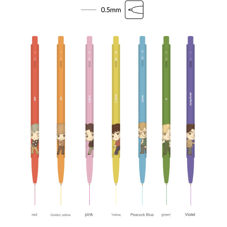 BTS TinyTAN 153 Ballpoint Pen | Shopee Malaysia