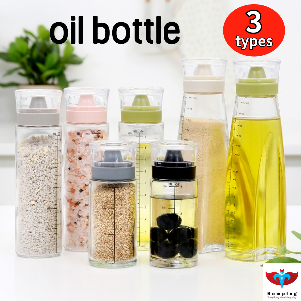 [Sinoglass] Sinoglass new silicone oil bottle 3 types x 3p (170ml, 300ml, 500ml) / seasoning ...