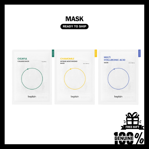 beplain 3 Types Mask Multi Hyaluronic Acid / Cicafull Calming ...