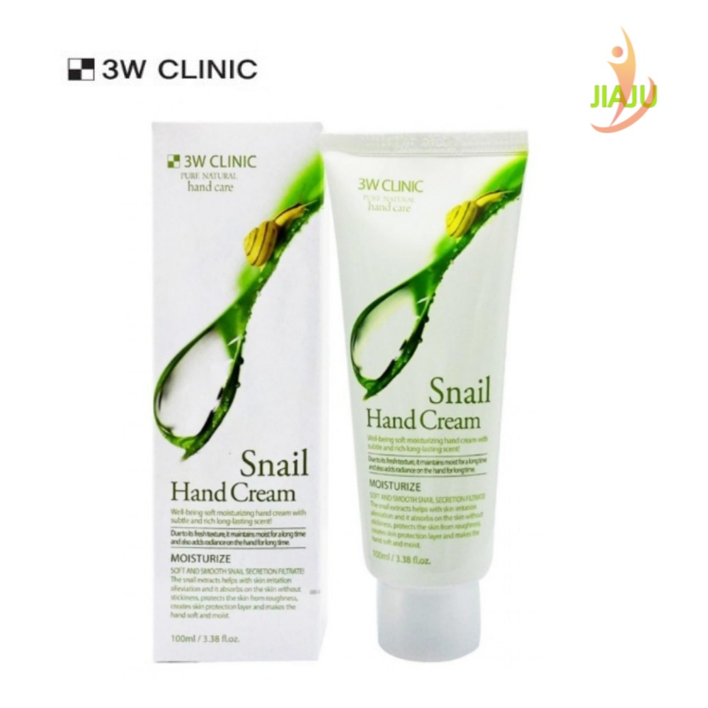 3W CLINIC Snail Hand Cream 100ml | Shopee Malaysia
